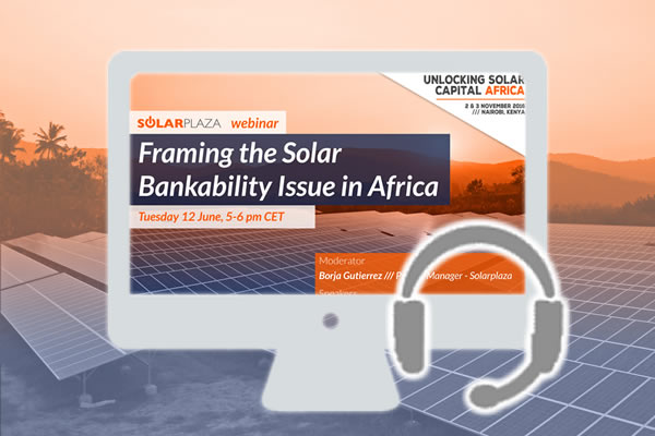Webinar: Framing the Solar Bankability Issue in Africa