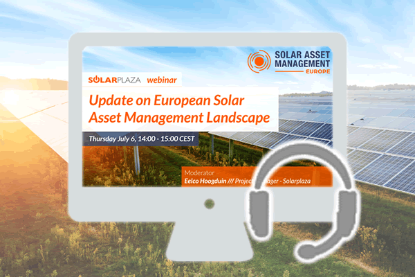 Webinar - Update on European Solar Asset Management Landscape