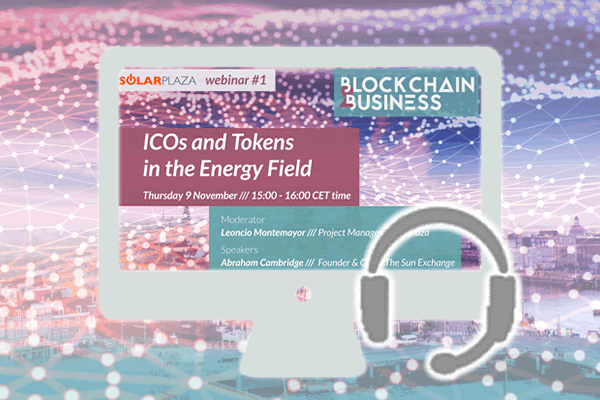 Webinar - ICOs and Tokens in the Energy Field